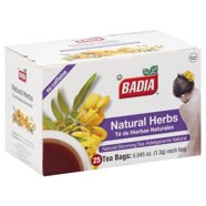 Badia Natural Herbs Slimming Tea Bags, 25 count, (Pack of 10) - Walmart.com