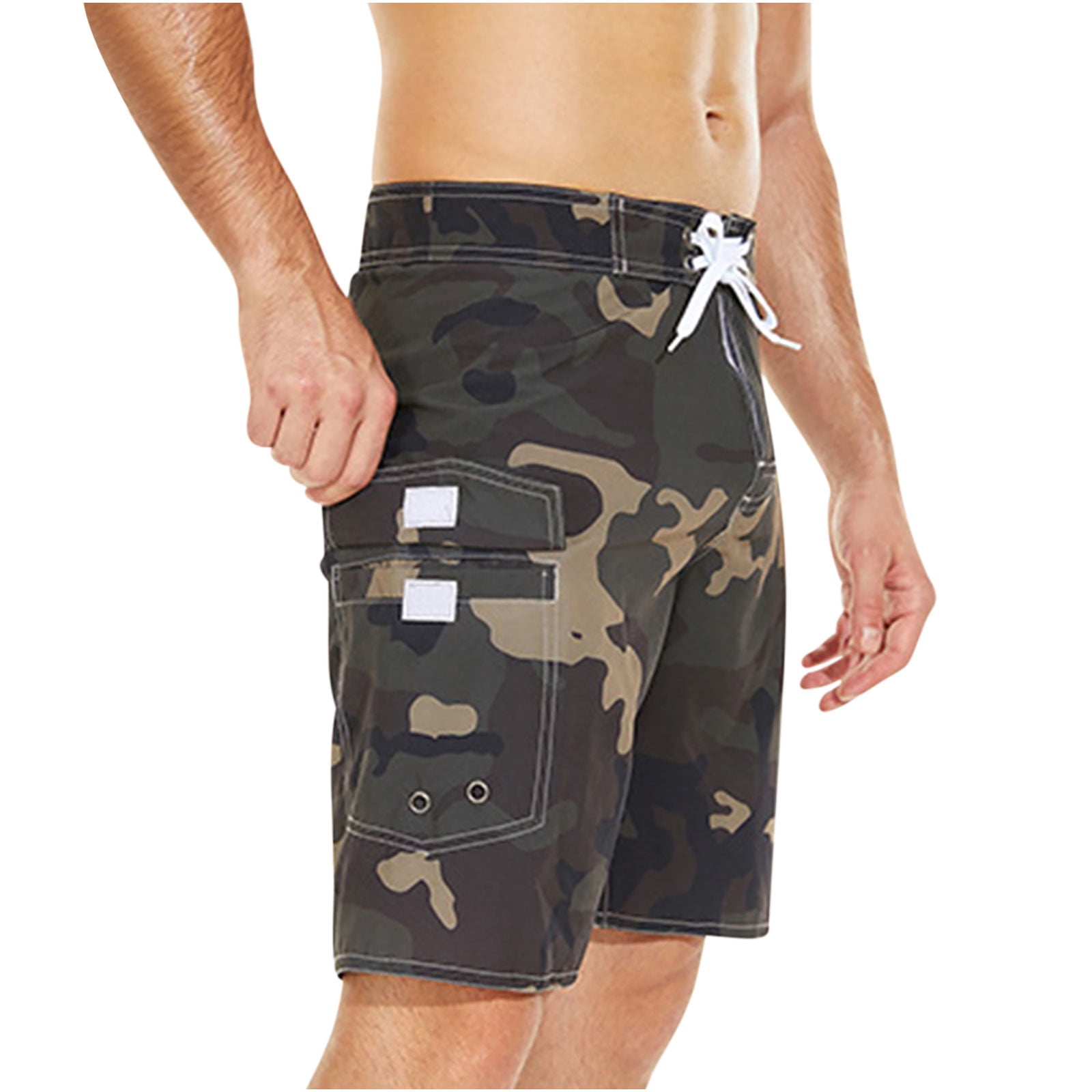 Click here for Unbranded Swim Trunks Men Short Fashion Mens Elast... prices
