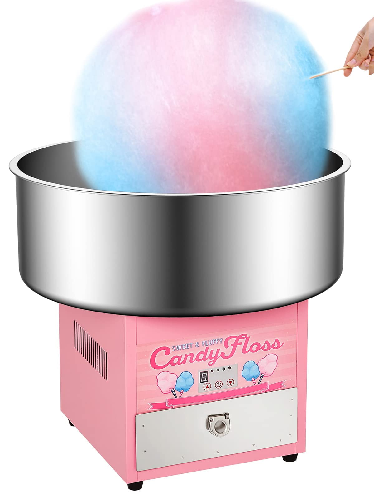Furvclv Cotton Candy Machine Commercial, Electric Cotton Candy Maker ...