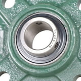 labwork 2 Pack UCF205-16 Solid Base Pillow Block Flange Bearing 1" Bore 4 Bolt Cast Iron ...