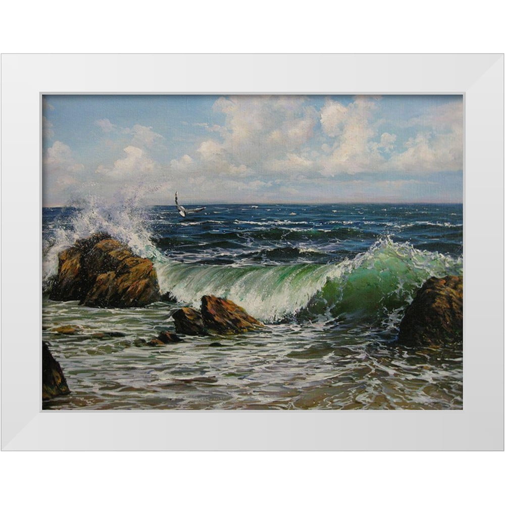 Cernov, Ivan 14x12 White Modern Wood Framed Museum Art Print Titled ...