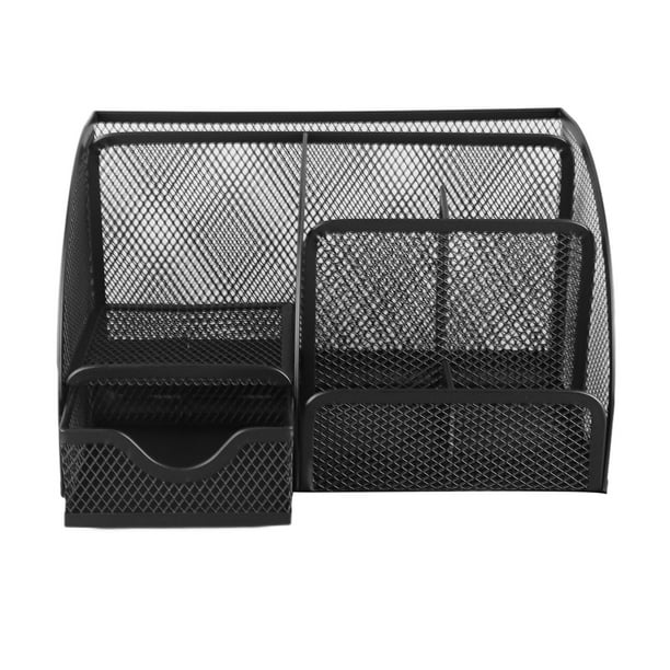 Mesh Office Desktop Organizer, Multifunctional Rounded Corners 7 ...