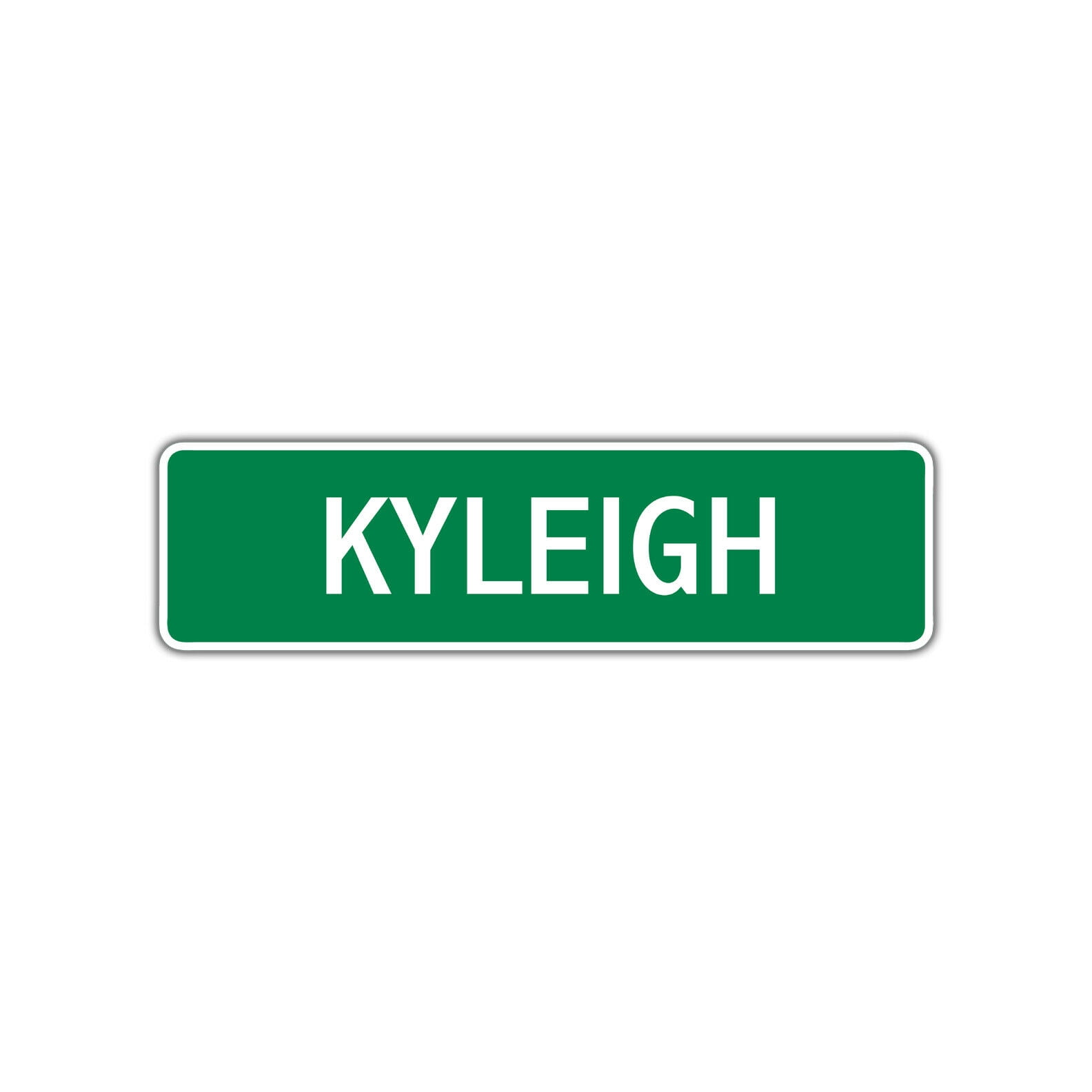 Kyleigh Girls Children Name Letter Printed Plaque Decoration Indoor ...
