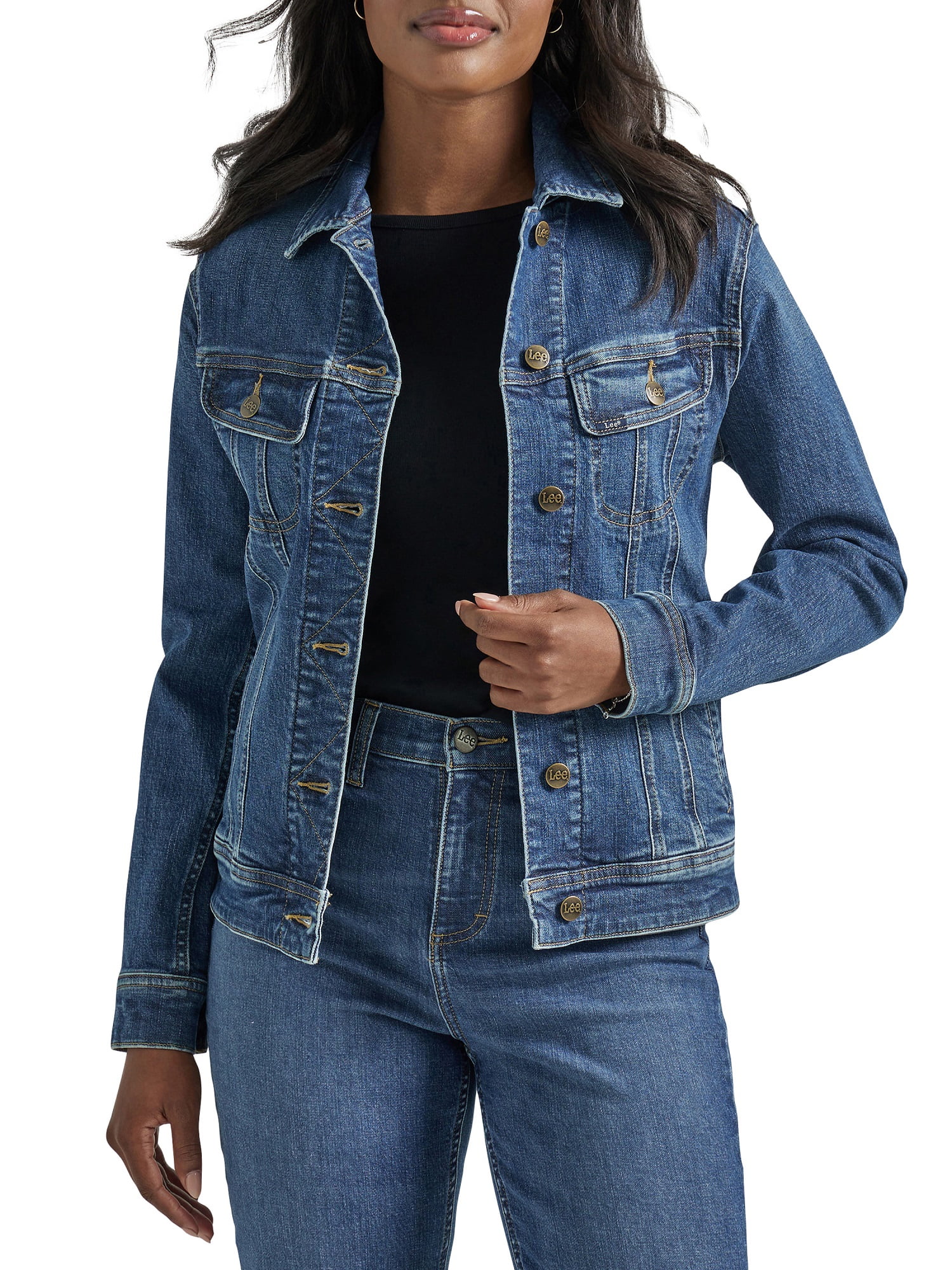 Lee® Women's Regular Fit Legendary Denim Jacket - Walmart.com