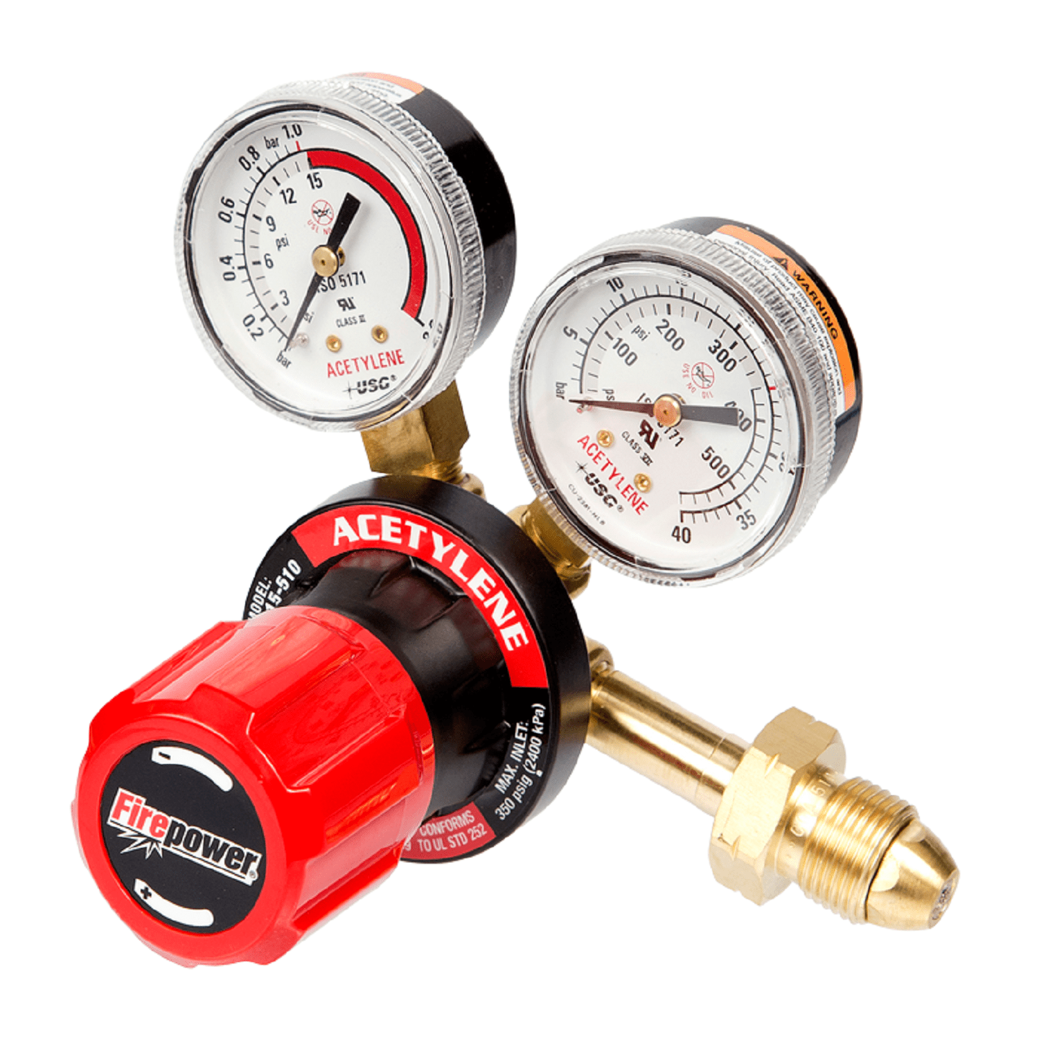 OxyFuel Medium Duty Single Stage Acetylene Regulator - Walmart.com ...