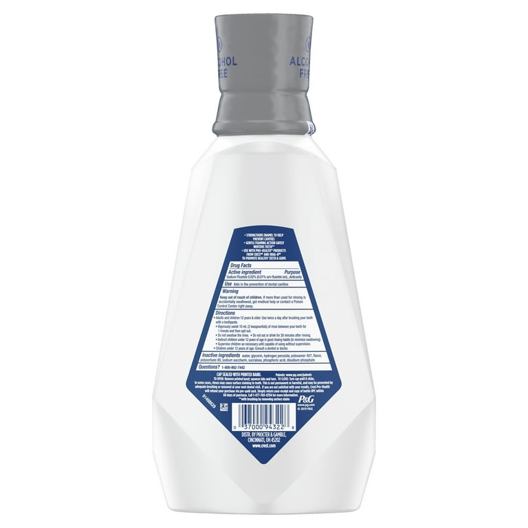 Crest Pro Health Mouthwash Ingredients