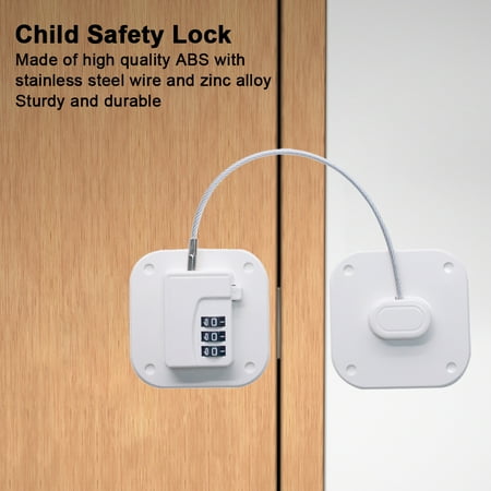 Clairlio Children Safety Lock No Key Required Closet Padlock Children ...