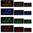 Ivation 22 in. Large Digital Wall Clock, LED Digital Clock with ...