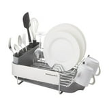 Kitchenaid Stainless Steel Wrap Compact Dish Rack in Satin Gray ...