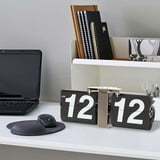 Betus Retro Style Flip Desk Shelf Clock - Classic Mechanical Digital ...