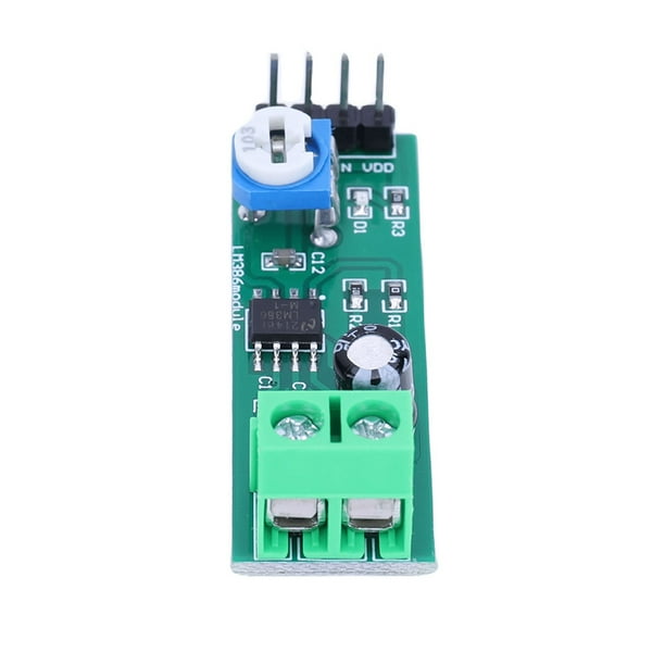 LM386 Audio Amplifier Module 200 Times Gain 10K Adjustable Electronic ...