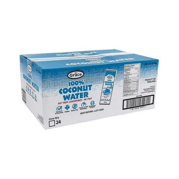 Grace Coco Water No Pulp ,310ml, 24 Pack - Walmart.ca