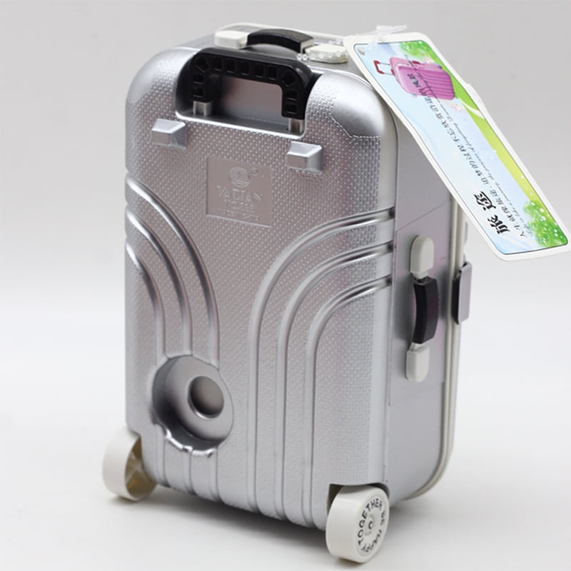 Cute Plastic Rolling Suitcase Mini Luggage Box for BJD Dolls | Walmart ...