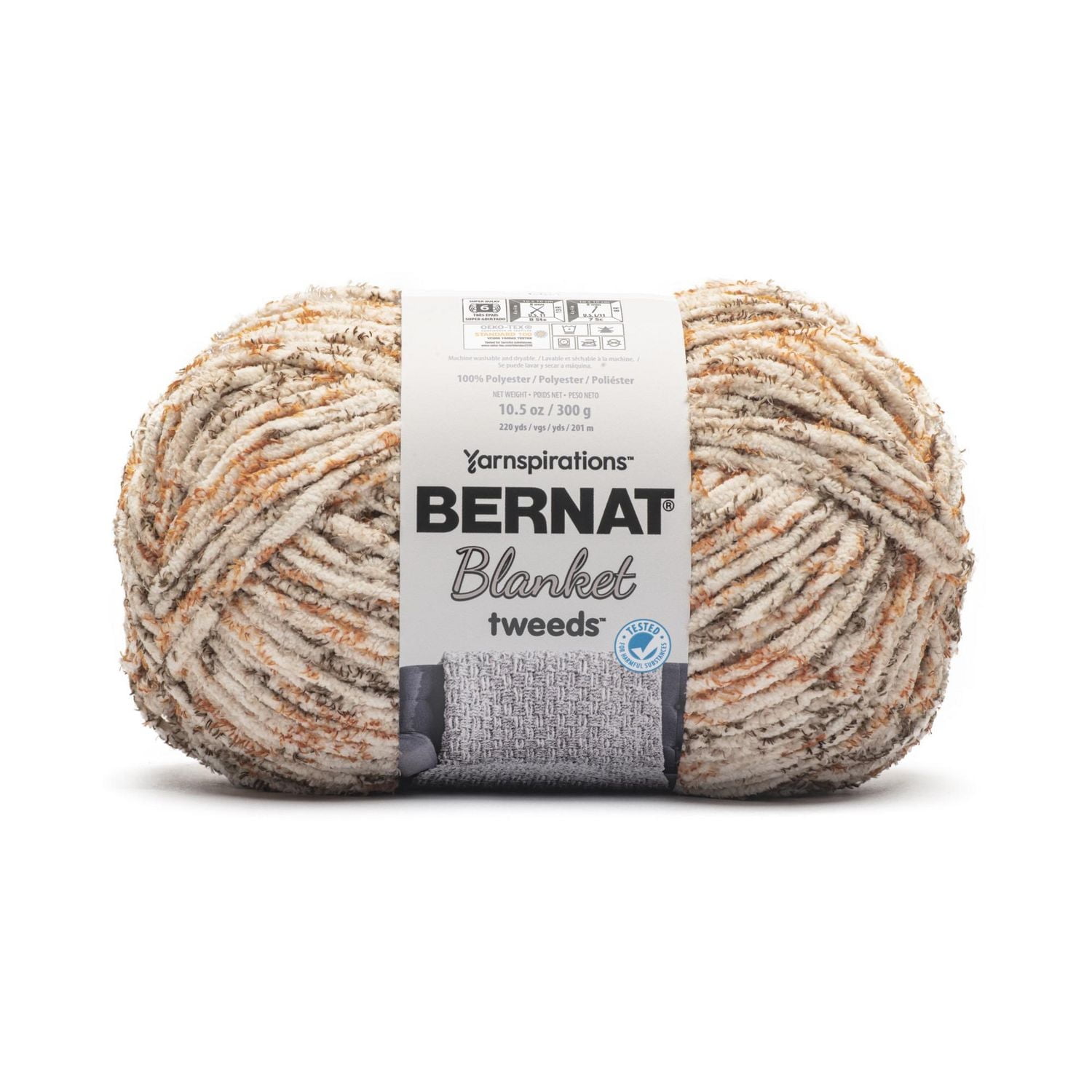 Click here for Bernat Blanket Tweeds Yarn  Polyester #6 Super Bul... prices