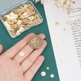 600pcs Gold Flat Disc Spacer Beads 4/6/8mm Metal Heishi Brass Spacers ...