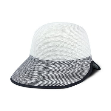Magid Women's Two Tone Paper Straw Garden Sun Hat - Walmart.com