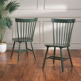 SAFAVIEH Parker Country Wood Solid Dining Parsons Chair, Garden Green ...