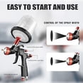 A610 LVLP Air Spray Gun Kit, Paint Guns Automotive 1.3mm Paint Sprayer ...