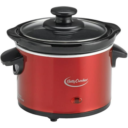 0.7 Quart Round Metallic Red Slow Cooker | Walmart Canada