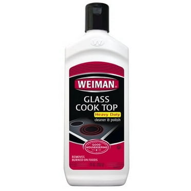 Weiman Ceramic and Glass Cooktop Cleaner - Heavy Duty Cleaner and ...