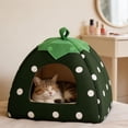 DAMAI House Type Cat Bed Dog House, 4 Seasons Removable Washable Pet ...