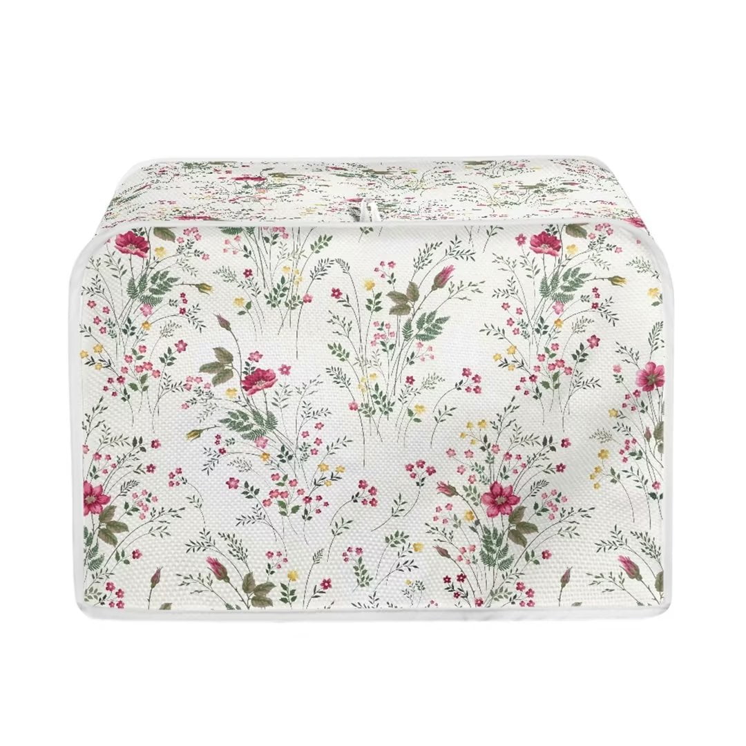 Renewold Wild Flower Leaf Toaster Cover 2-Slice Bread Toaster Dust ...