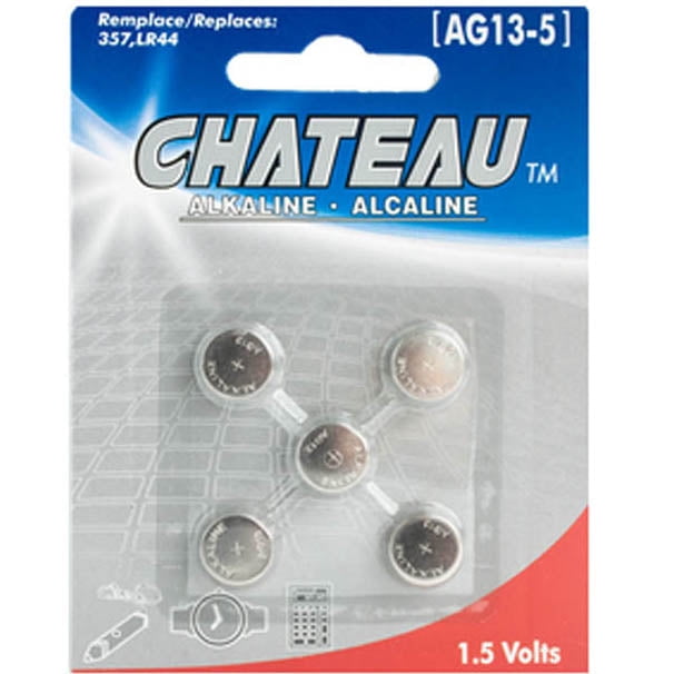 Click here for Chateau Ag13-5 - Battery Alkaline Ag13 1.5v Coin R... prices