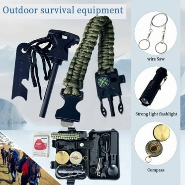 Ozark Trail Survival Kit, 17 Piece Outdoor Emergency Camping Gear with ...