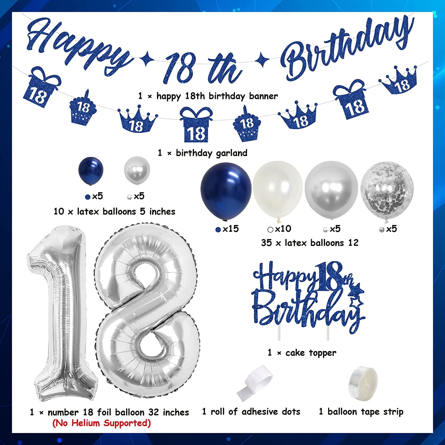Number 18 Birthday
