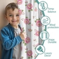 Blackout Kids Curtains,Pioneer Flower Floral Print Pattern Children's ...