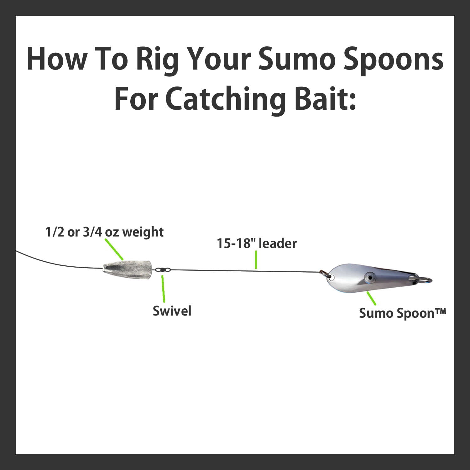 Buy Sumo Spoon - Catfishing Bait Spoon for Skipjack, White Bass ...
