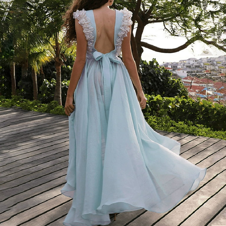 Light Sky Blue Color Dress