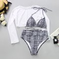 Hcinere Follure Womens Printed Push Up Padded Bra Beach Bikini Set