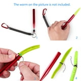 LotFancy Wacky Worm Rig Tool and 150 O-Ring Kit - Walmart.com