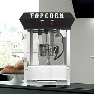 Lincoln Popcorn Machine with Cart- Popper Makes 3 Gallons- 8-Ounce ...