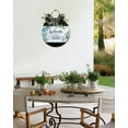 Front Door Porch Decorations Welcome To The Beach Door Hanging Sign 12 ...