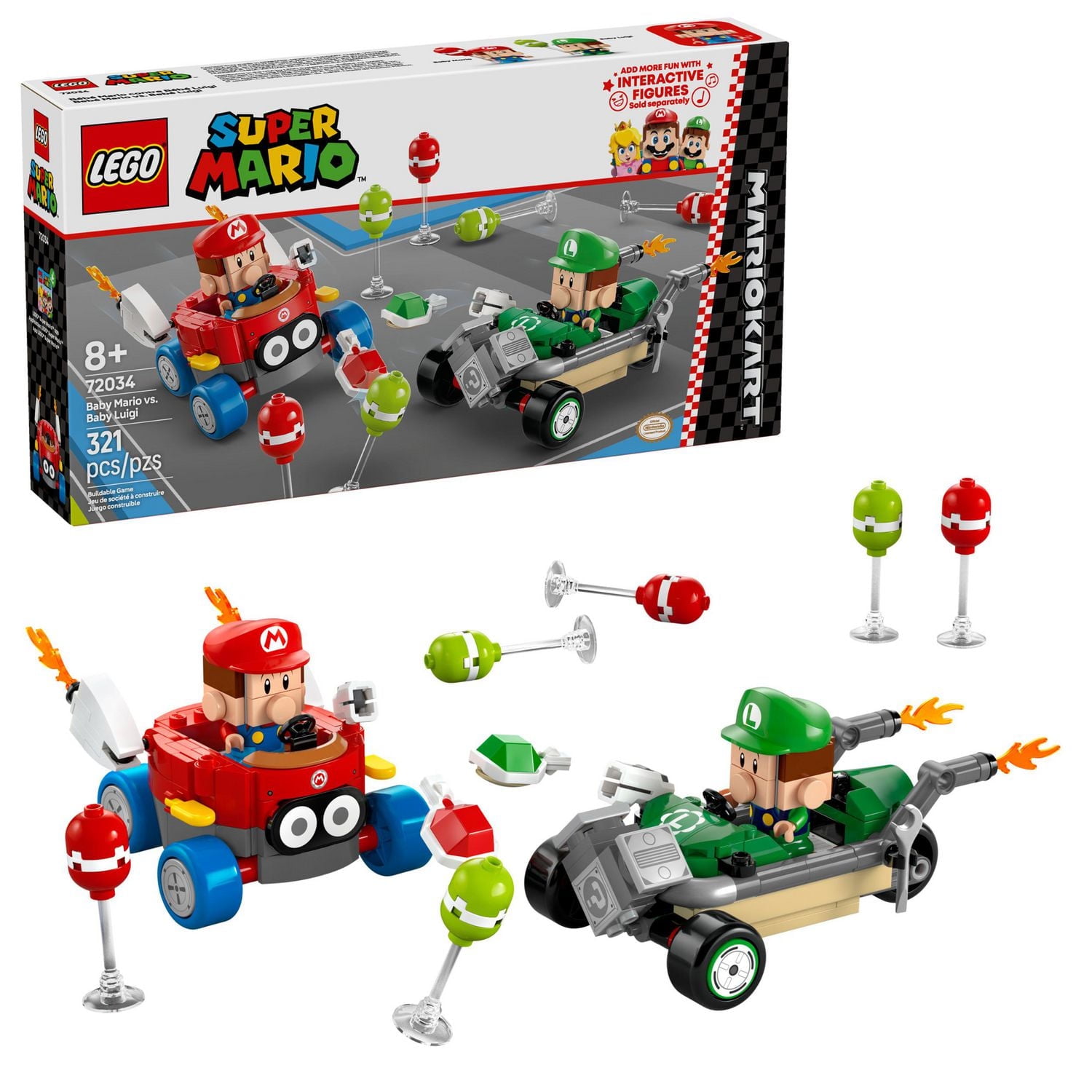 Click here for Lego Super Mario: Mario Kart Baby Mario Vs. Baby L... prices