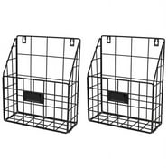 X-cosrack Wall Organizer for Office, Metal Hanging Wall File Organizer ...