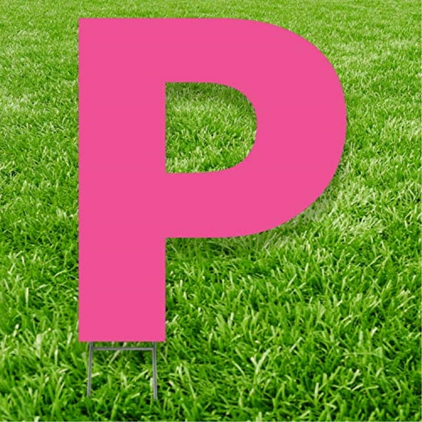 Letra P Rosa 20 pulgadas Advanced Graphics 3372 | Walmart en línea