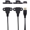 RIHJIN-USB 2.0 Male to Dual Female Charging Extension Cable, Furniture ...