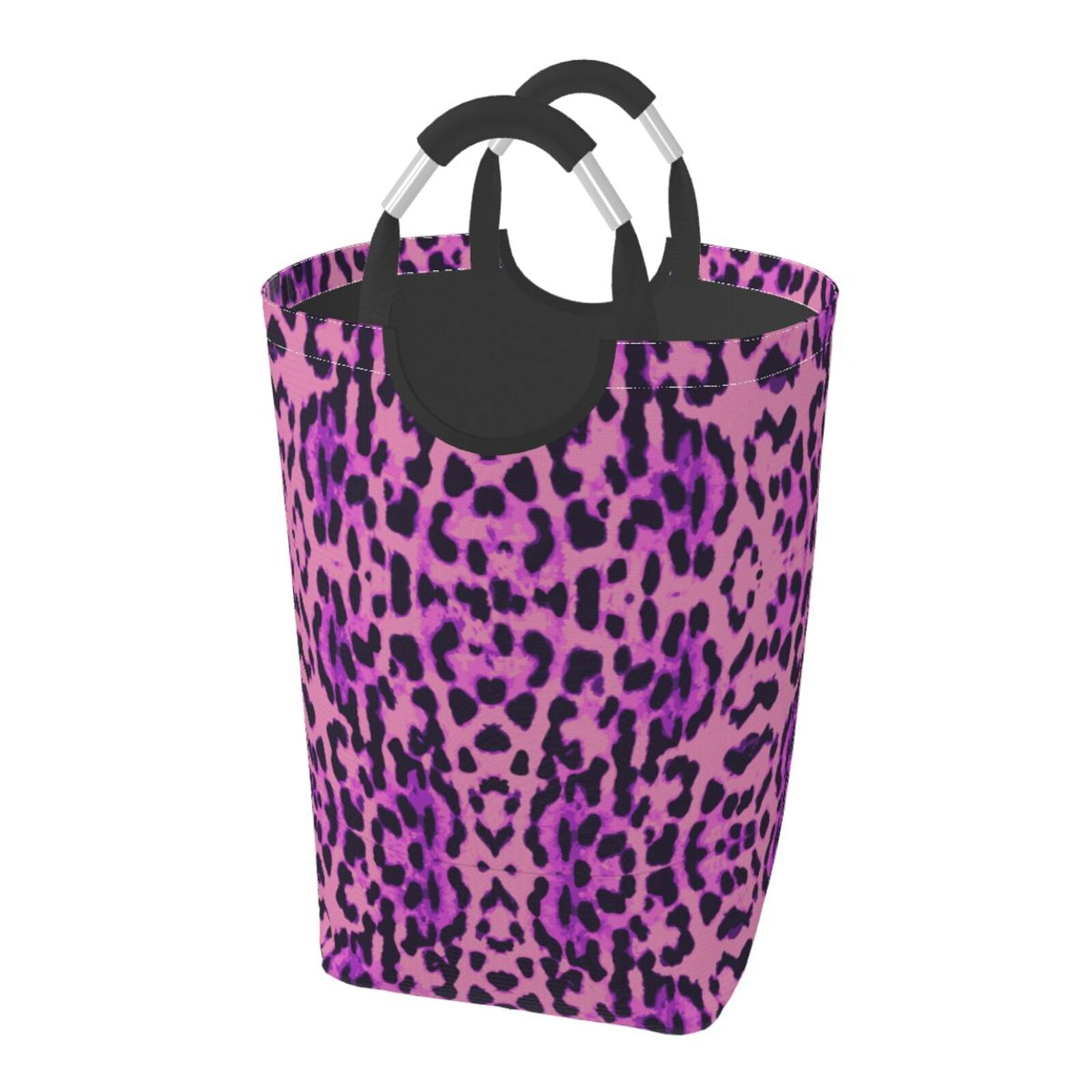 XMXT Large Collapsible Laundry Hamper, Stylish Animal Leopard Print ...