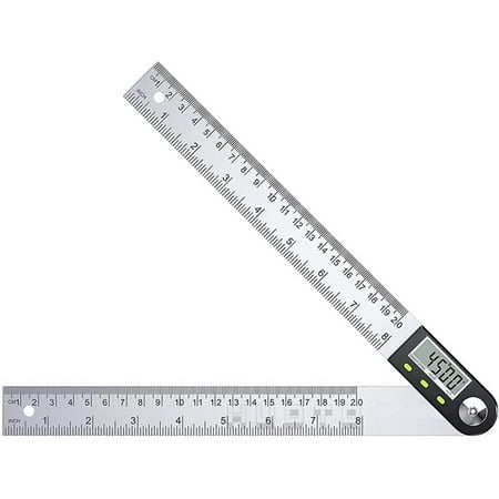 200mm/300mm/500mm Digital Angle Finder, 0-360° Digital Inclinometer ...