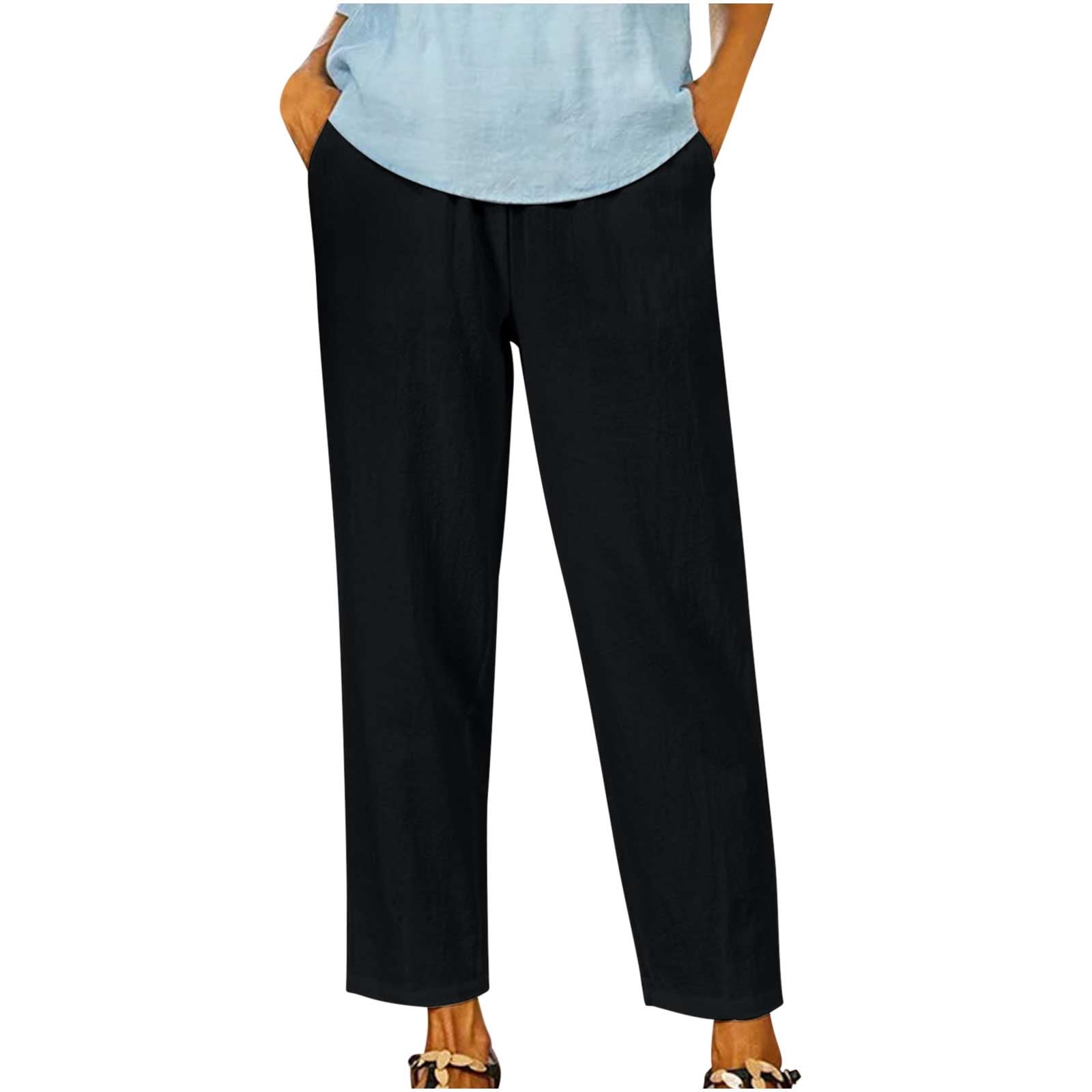 Click here for Juranmo Casual Cotton Linen Pants For Women Summer... prices