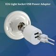 GHRTGR-Light Socket USB Adapter for Decorative Lights,Lighting,Security ...