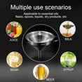 Large Stainless Steel Funnels for Home Cooking, Safe for Food Use ...