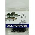 Eagle Claw Octopus Hook Size 6, 20 Pack for Salmon, Steelhead, Walleye ...