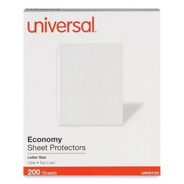 Office Depot Standard Weight Sheet Protectors, 8 1/2in. x 11in., Clear ...