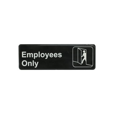 Employees Only Do Not Enter Sign - Walmart.com