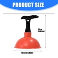Heavy Duty Rubber Cup Plunger Short Handle Unclog Sink Shower Drain ...