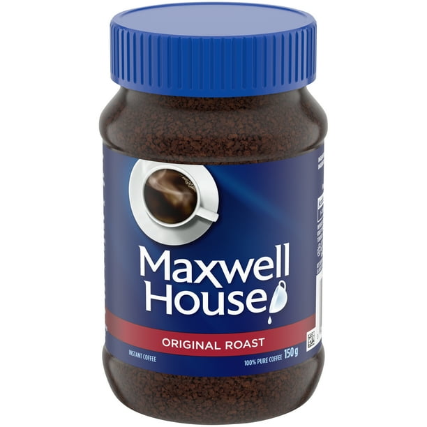 Maxwell House Original Roast Instant Coffee, 150G - Walmart.ca